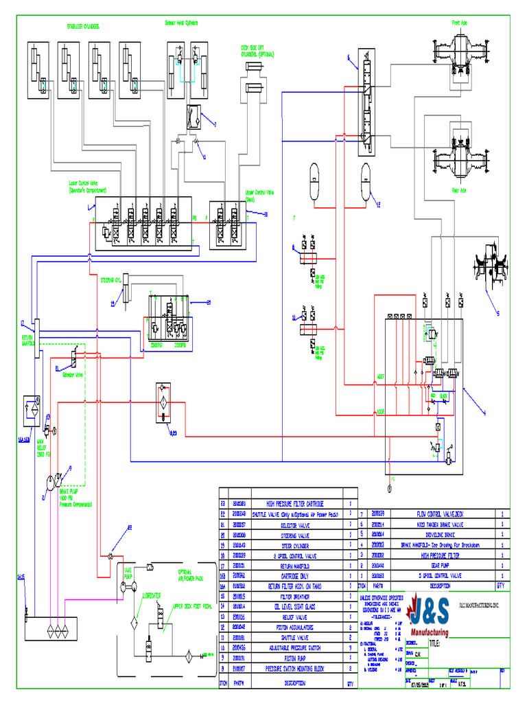 REV 7 Hydraulic Schematic | PDF
