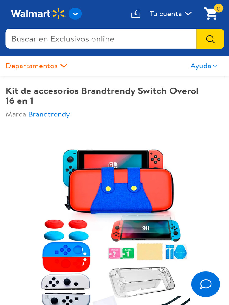 Kit de accesorios Brandtrendy Switch Uc Overol 16 en 1 Walmart en línea | PDF