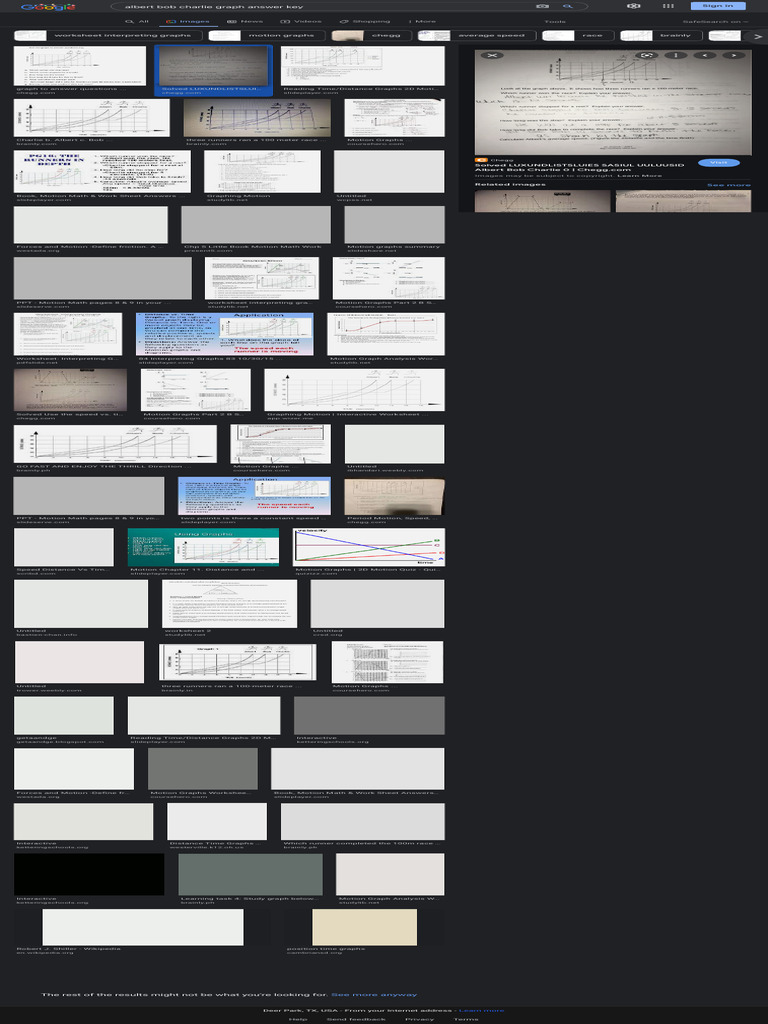 Albert Bob Charlie Graph Answer Key - Google Search | PDF