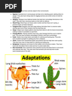 Leaf-Tailed Gecko Adaptations Explained | PDF | Predation | Camouflage