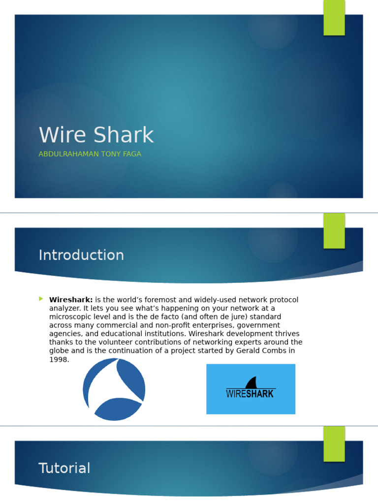 Wire Shark Presentation | PDF