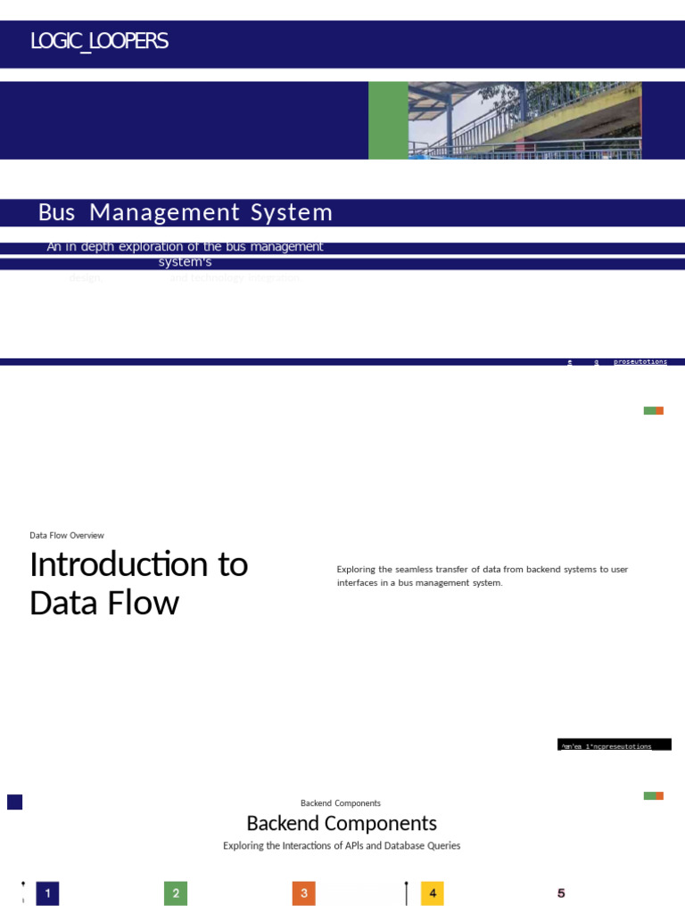 Bus Management System Presentation | PDF | Databases | Information ...