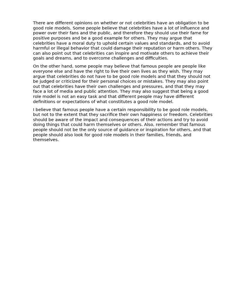 Role Models + Make Presentation | PDF