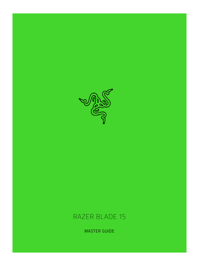 User Guide Razer Blade-00000670-En | PDF