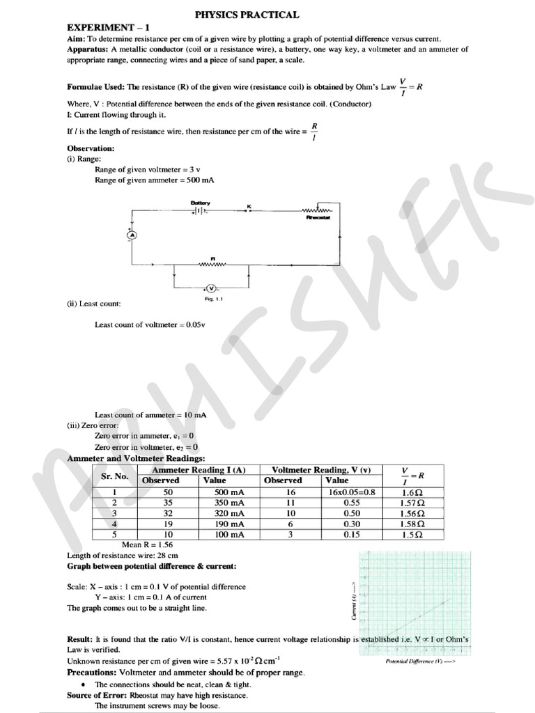 XII PHYSICS PRACTICALS | PDF | P–N Junction | Optics