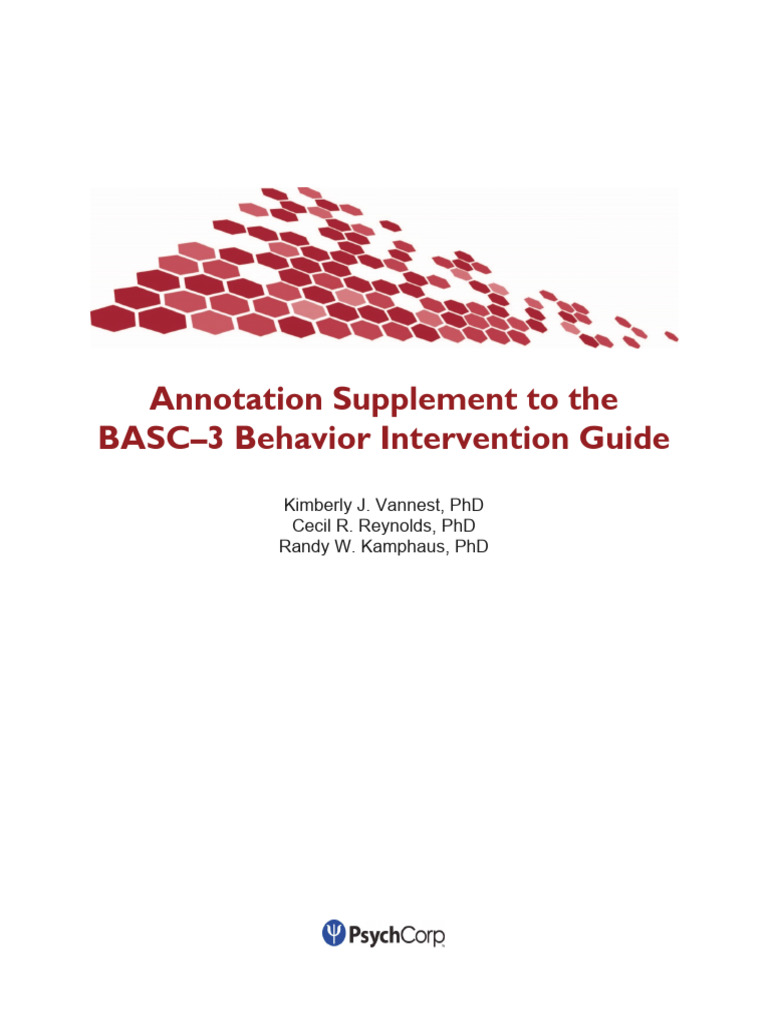 Intervention Guide Annotations | PDF | Behaviour Therapy | Aggression