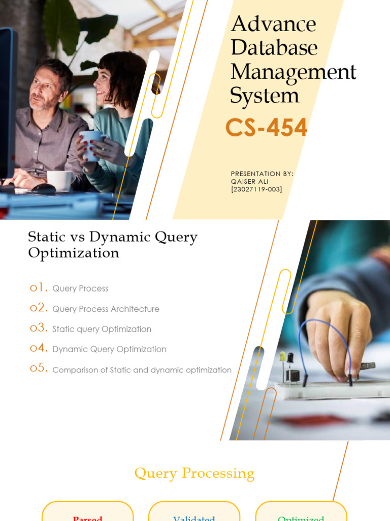 Static vs Dynamic Query Optimization [23027119-003, Qaiser Ali] | PDF ...