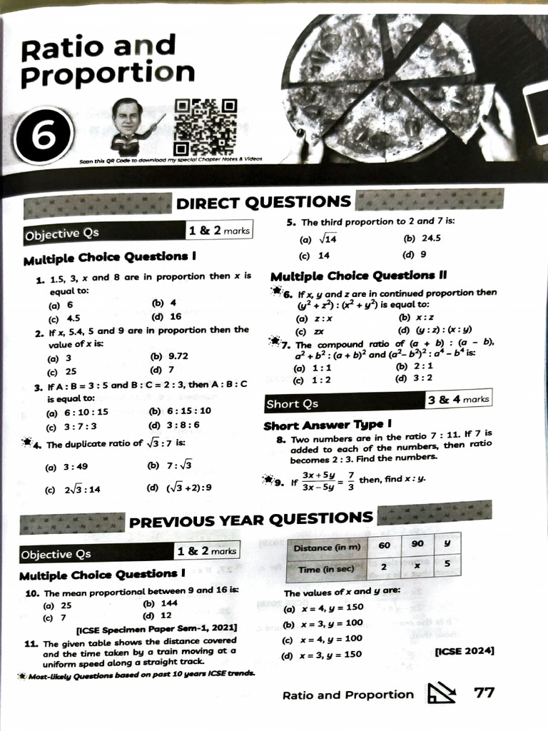 Chapter 6 Ratio | PDF | Ratio | Mathematics