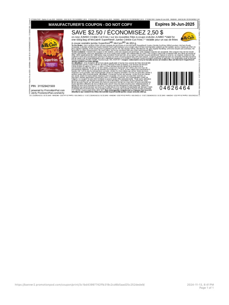 Exclusive Coupon for November 2024 | PDF