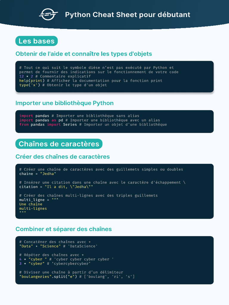 Guide d'introduction à Python | PDF | Python (Langage de programmation ...