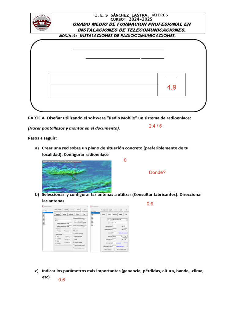 UD1. Práctica 3 | PDF | Antena (Radio) | Radiodifusión