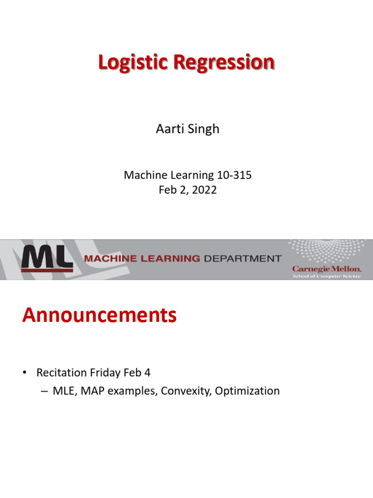 Logistic Regression | PDF | Logistic Regression | Regression Analysis Logistic Regression | PDF | Logistic Regression | Regression Analysis