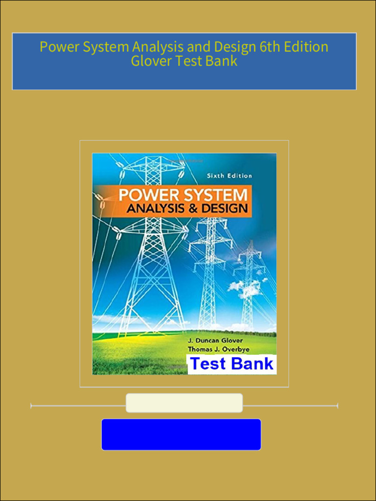 Complete Download of Power System Analysis and Design 6th Edition ... Complete Download of Power System Analysis and Design 6th Edition ...