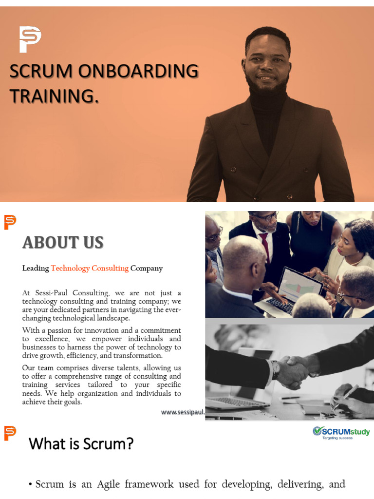 Scrum Training - Onboarding | PDF | Scrum (Software Development) | Software Industry