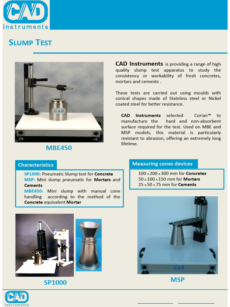 SlumpTest - Leaflet - EN Mini | PDF