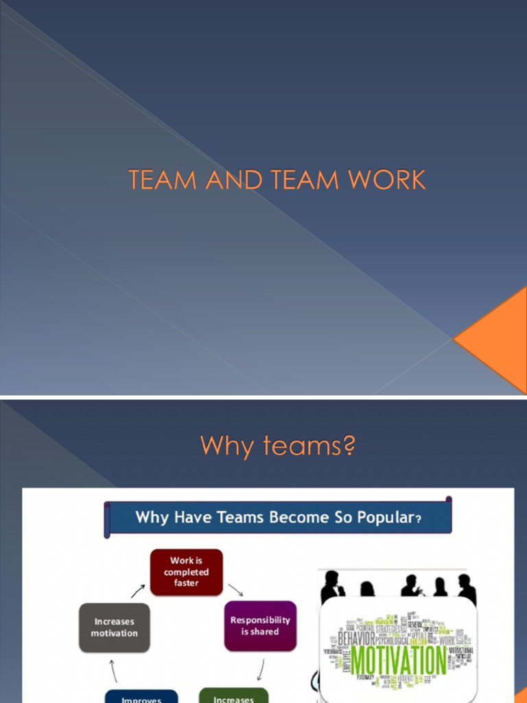 Chapter 7 - Team and Teamwork | PDF
