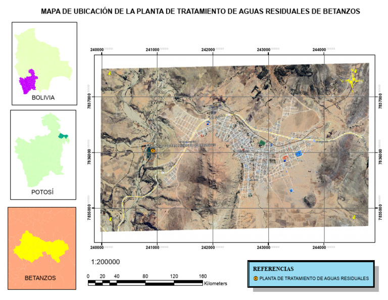 Mapa de Ubicación de Betanzos | PDF