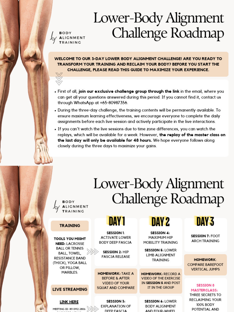 Lower-Body Alignment Challenge | PDF