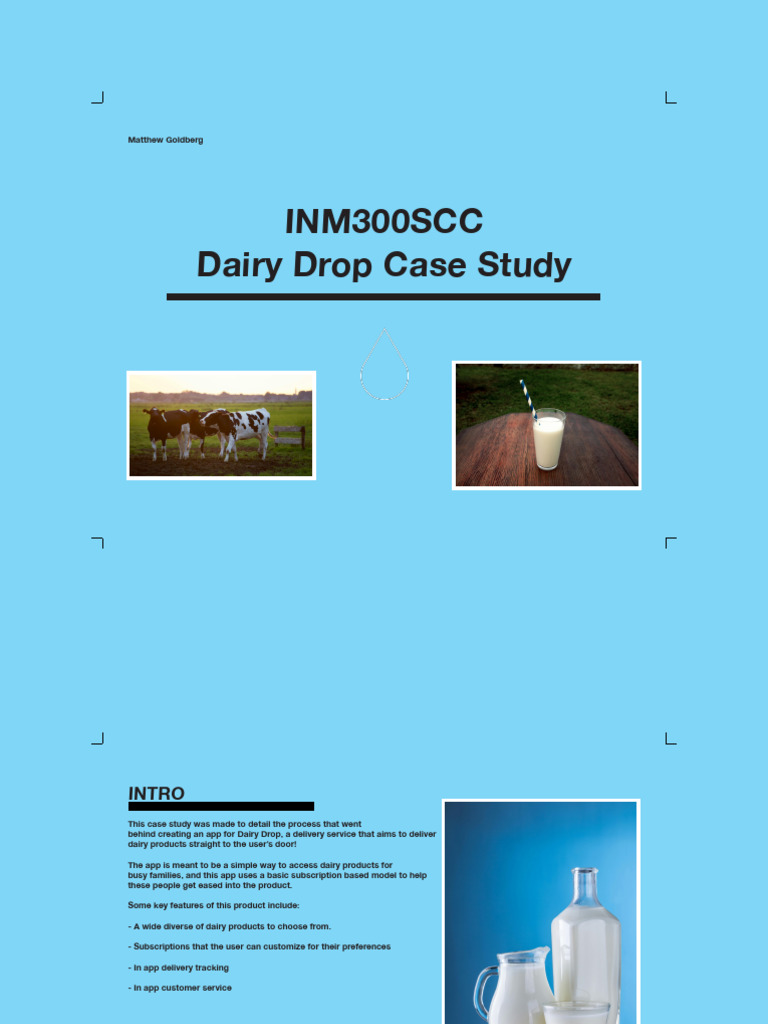 INM300SCC Matthew Goldberg Final Case Study | PDF