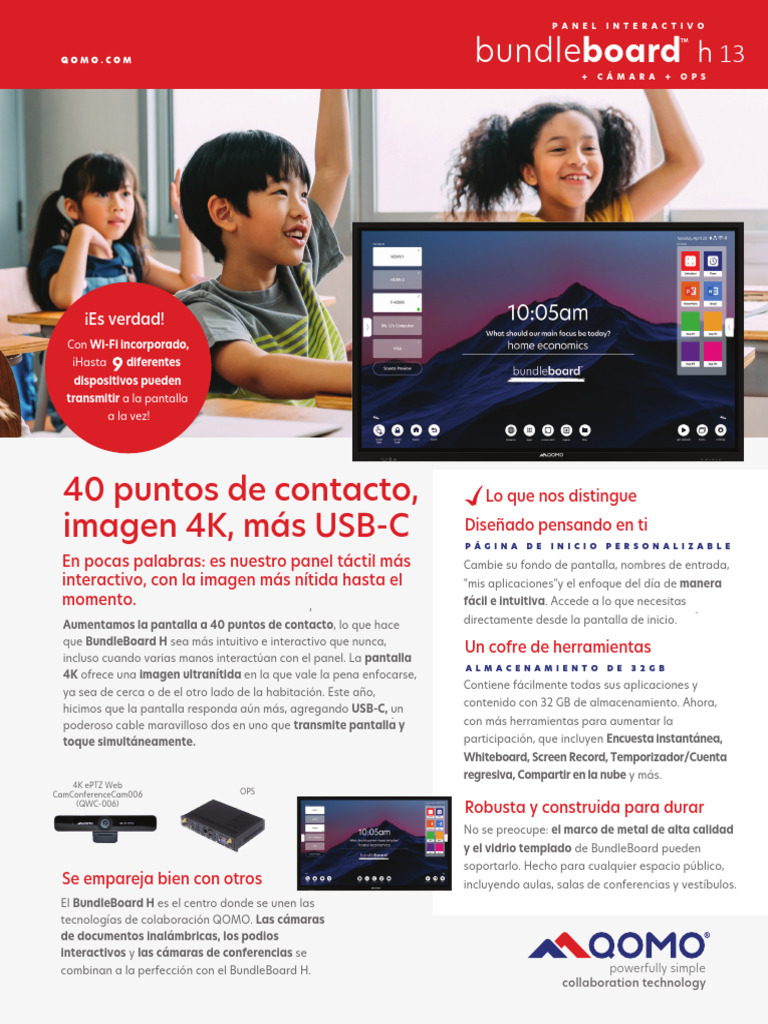 BundleBoard H - QOMO - 86 - PERU COMPRAS-pantalla+cámara+ops | PDF | Pantalla táctil ...