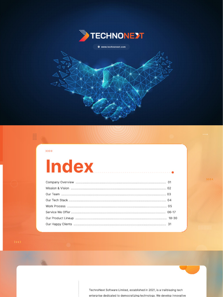 (TechnoNext) Company-Profile-V-3.0.4 | PDF | Internet Of Things | Computer Security