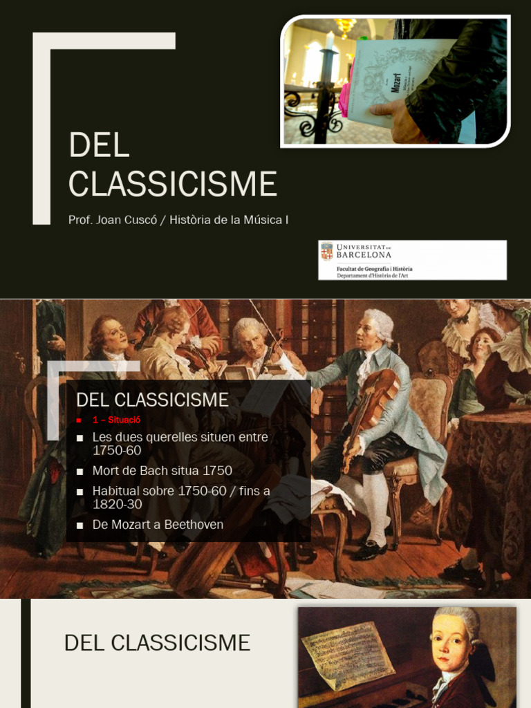 Del Classicisme 23 | PDF