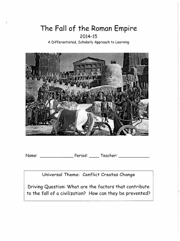 The Fall of The Roman Empire | PDF