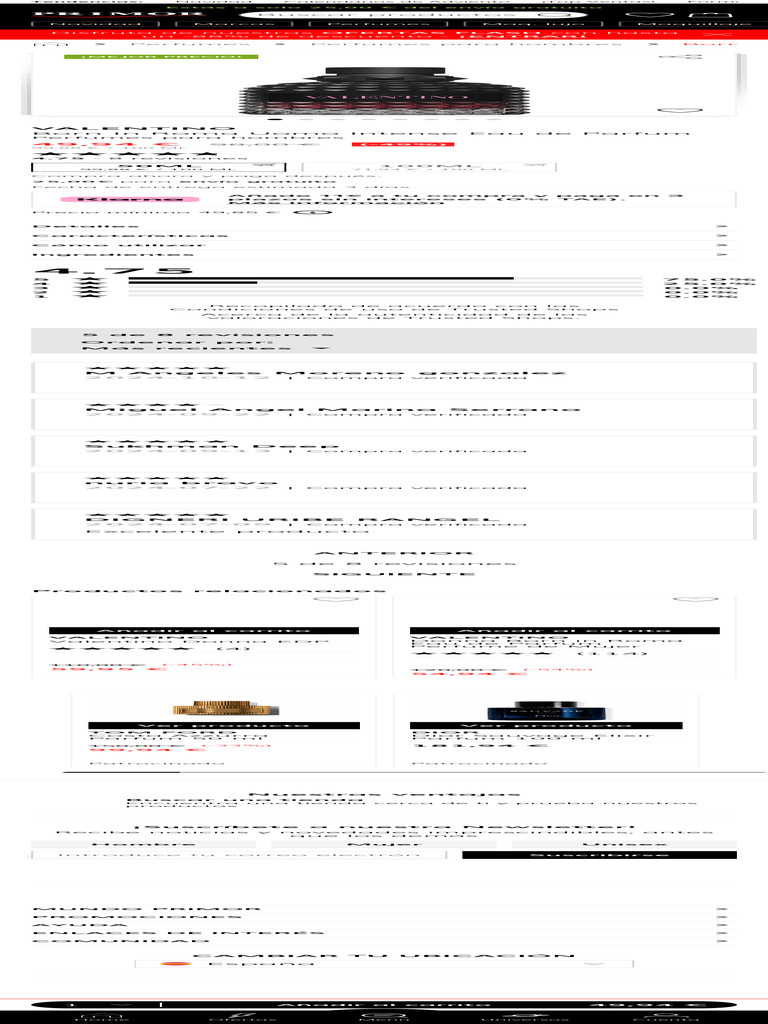 Valentino Born in Roma Uomo Eau de Parfum Perfumerias Primor | PDF