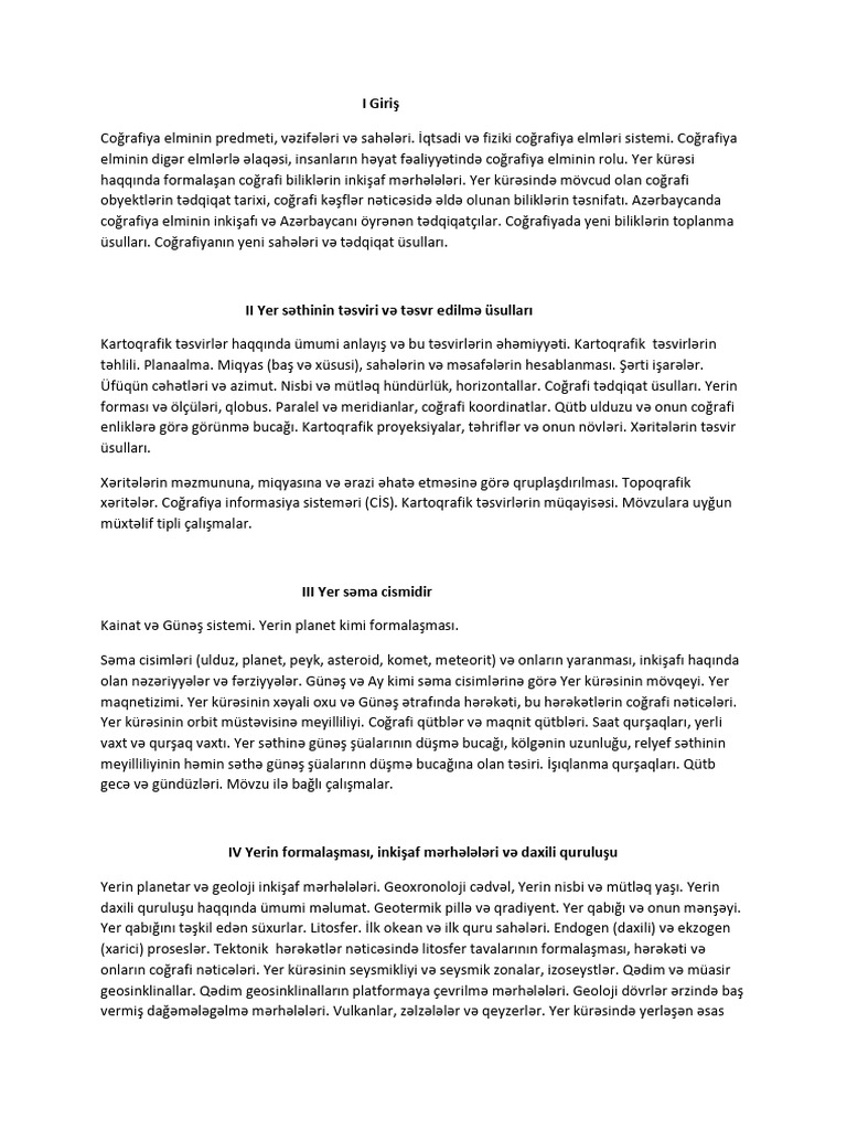 RFO Cografiya Proqram | PDF