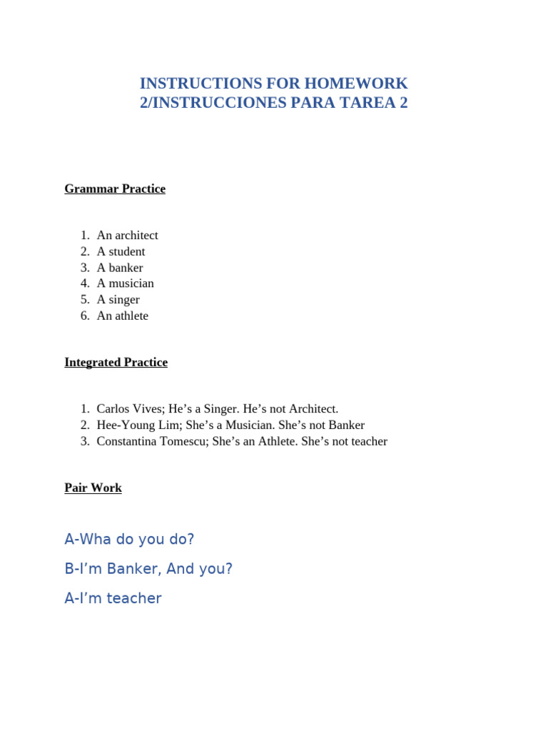 Ingles 2 | PDF
