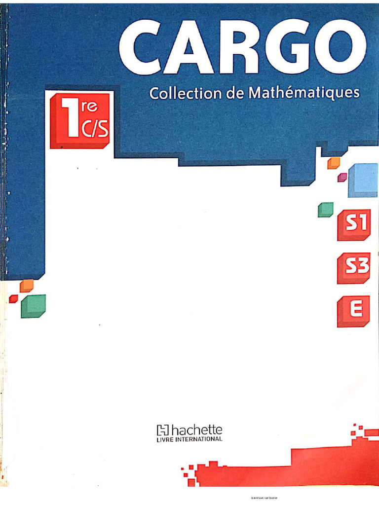 Prof Maths1ière S - Cargo - by Tehua | PDF