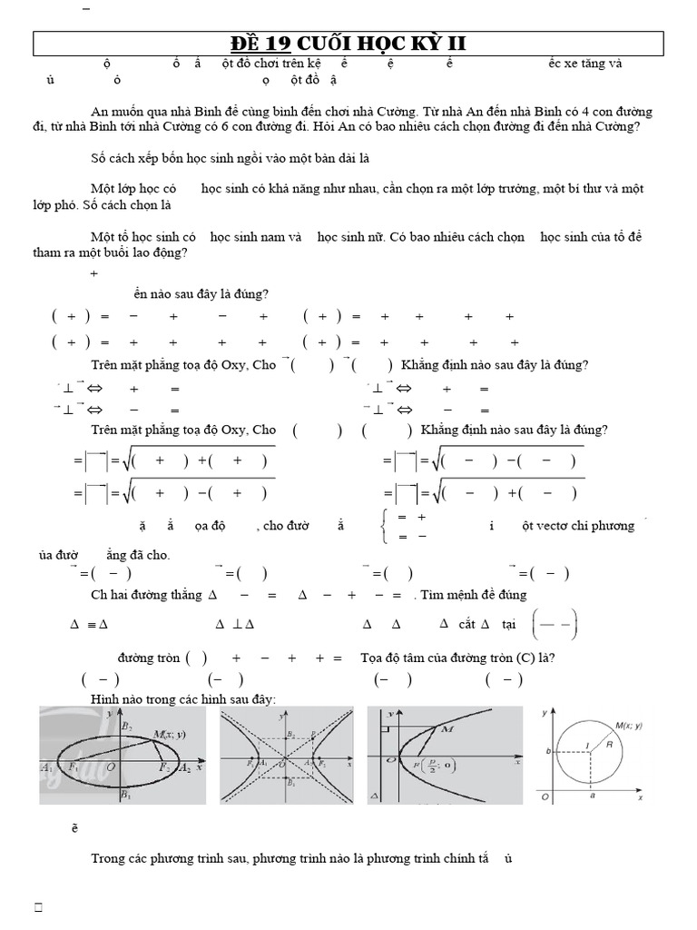Toán 10 - D19 - 2023-2024 | PDF