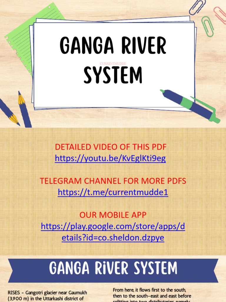 Ganga River System | PDF | Earth Sciences | Physiographic Divisions