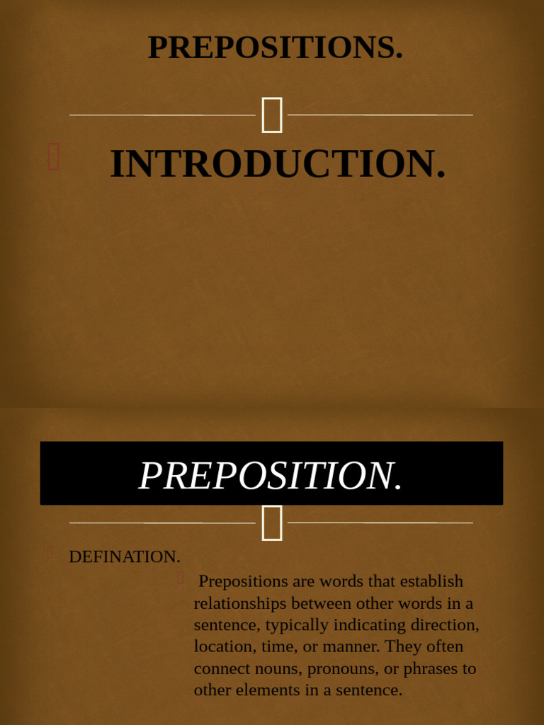 PREPOSITIONS ELCS | PDF | Preposition And Postposition | Adverb