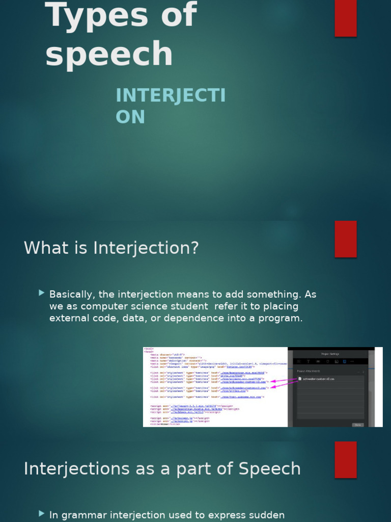 Interjection | PDF