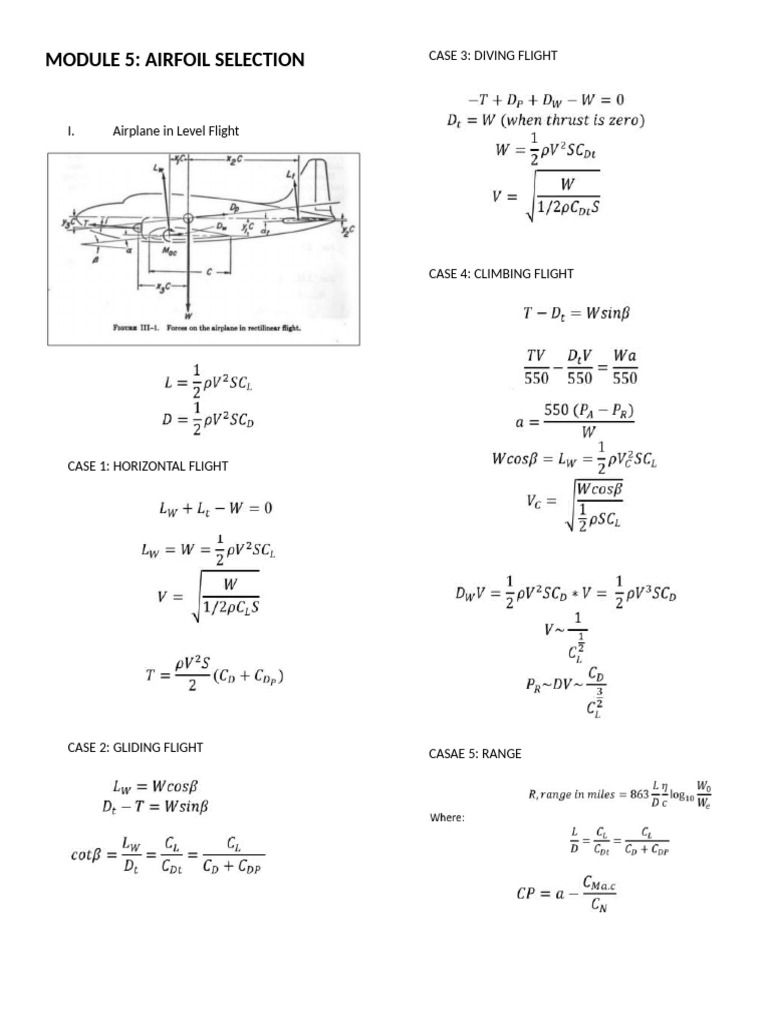 Airfoil Selection for Aircraft Design | PDF | Airfoil | Flight