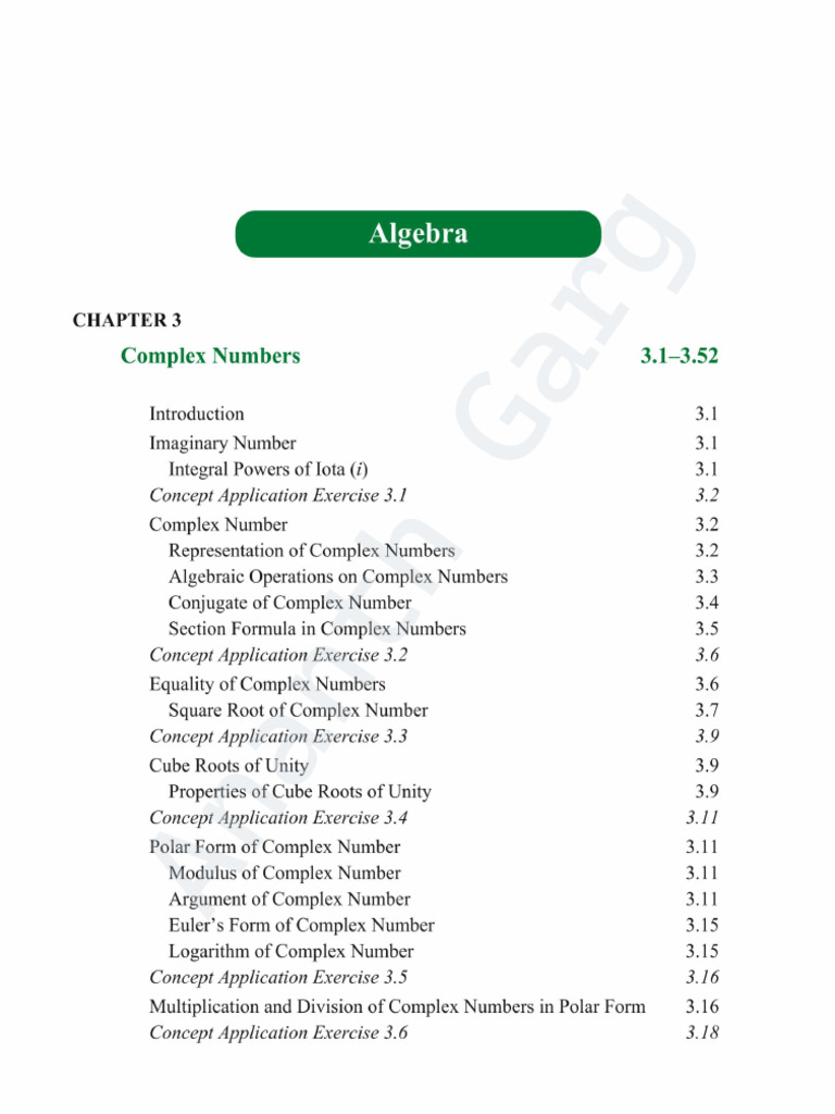 03. Complex Numbers | PDF