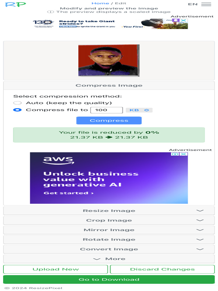 Modify Image - ResizePixel | PDF