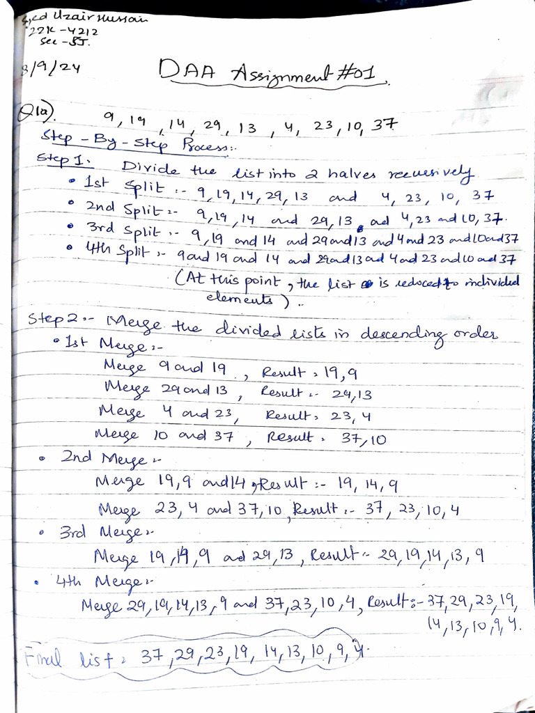 AlgoAssigment22k-4212 | PDF