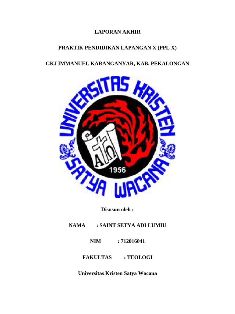 Laporan Akhir Ppl x Saint | PDF
