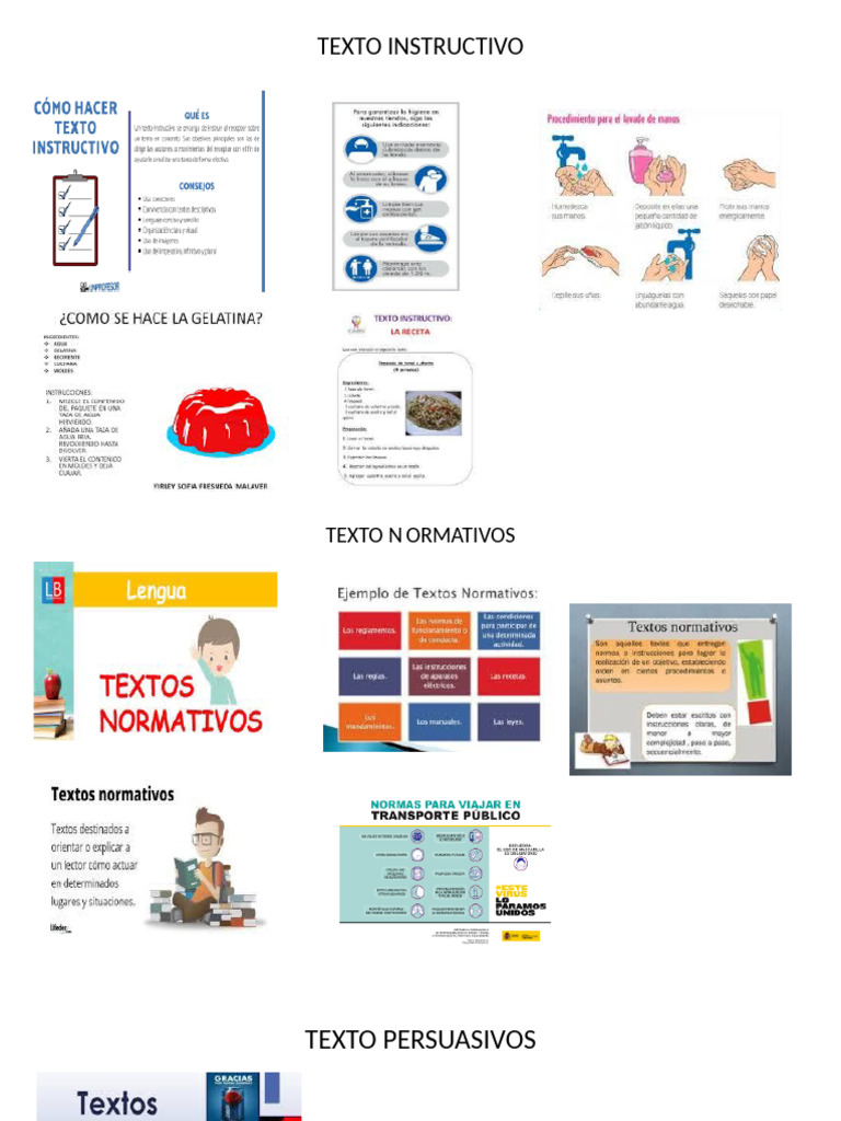 TEXTO INSTRUCTIVO | PDF