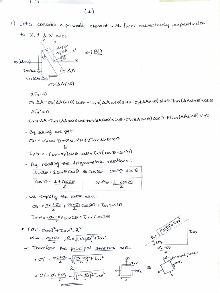 Strength of Material Assignment | PDF | Linear Algebra | Differential ...