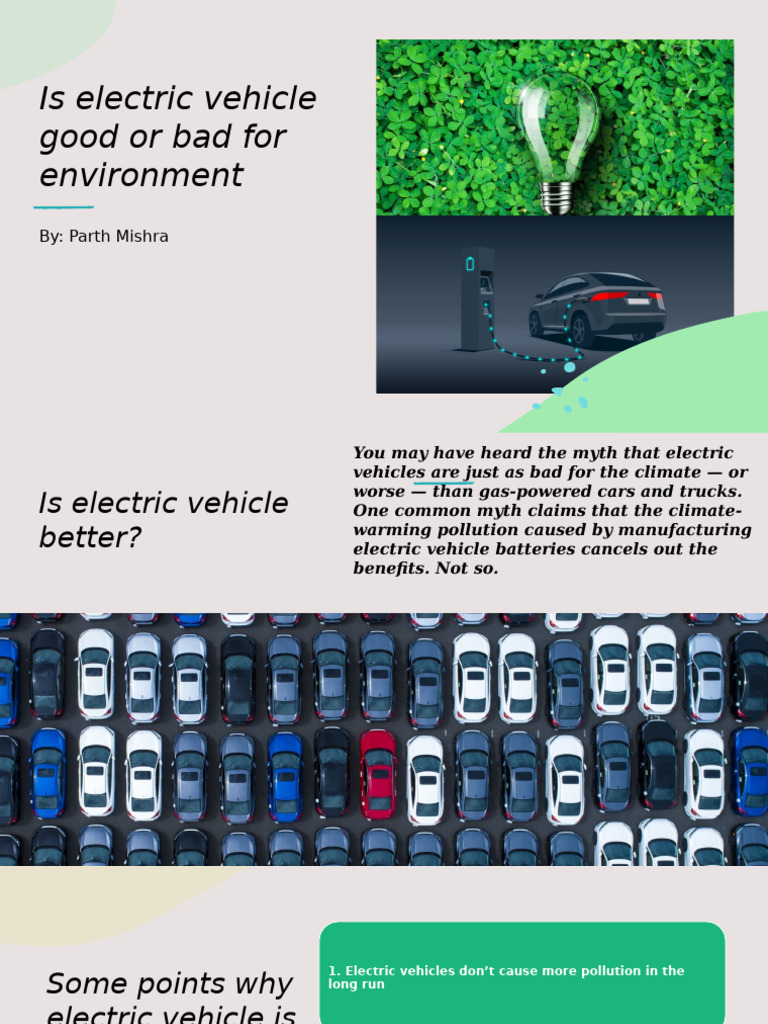 Parth Presentation | PDF | Electric Vehicle | Renewable Energy