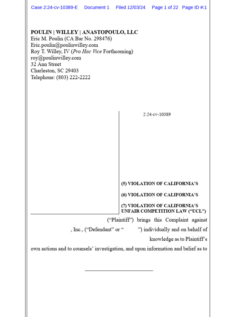 Civil Lawsuit: South Carolina Woman Sues Mattel Over 'Wicked' Doll Box | PDF | Class Action ...