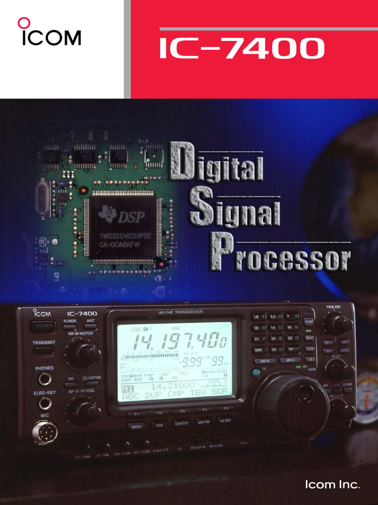 Icom IC-7400 Transceiver Overview | PDF | Frequency Modulation ...
