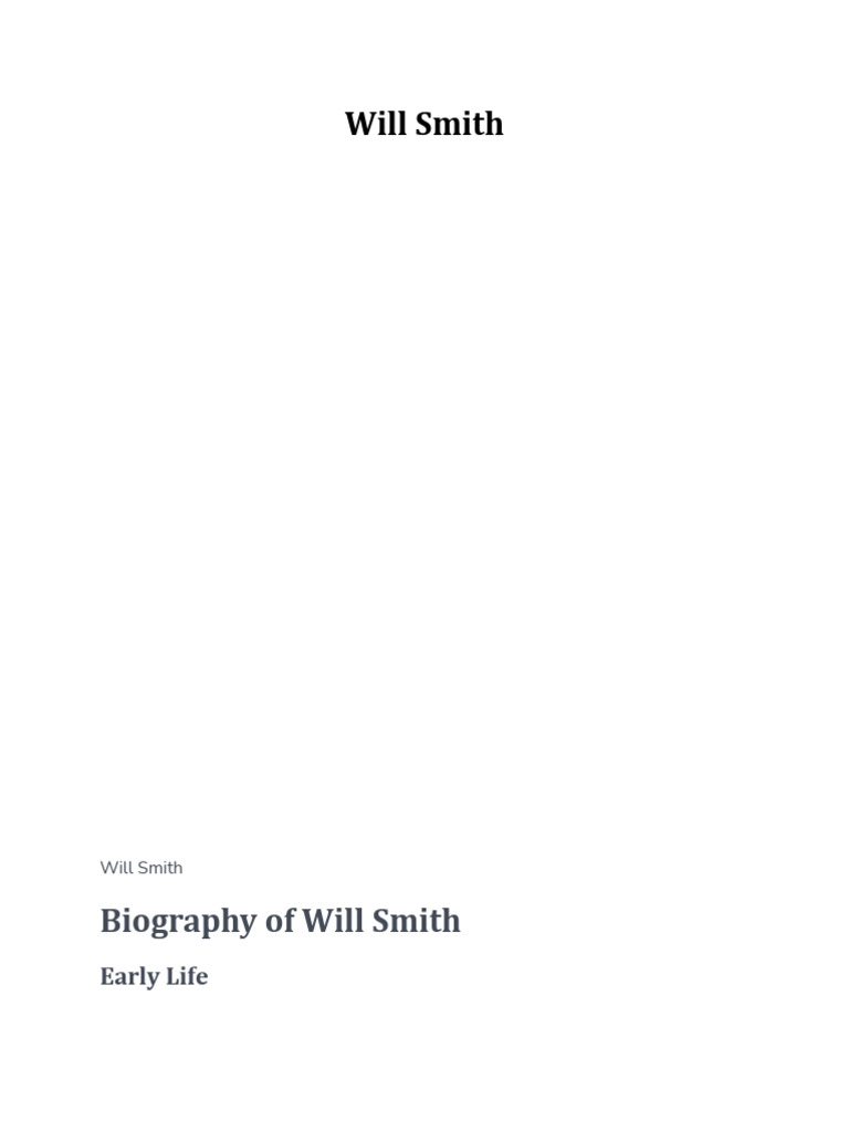 Will Smith | PDF