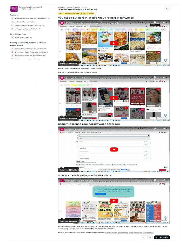02-Keyword Research For Pinterest | PDF | Search Engine Optimization ...