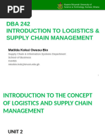Logistics Management Course Overview | PDF | Logistics | Supply Chain ...
