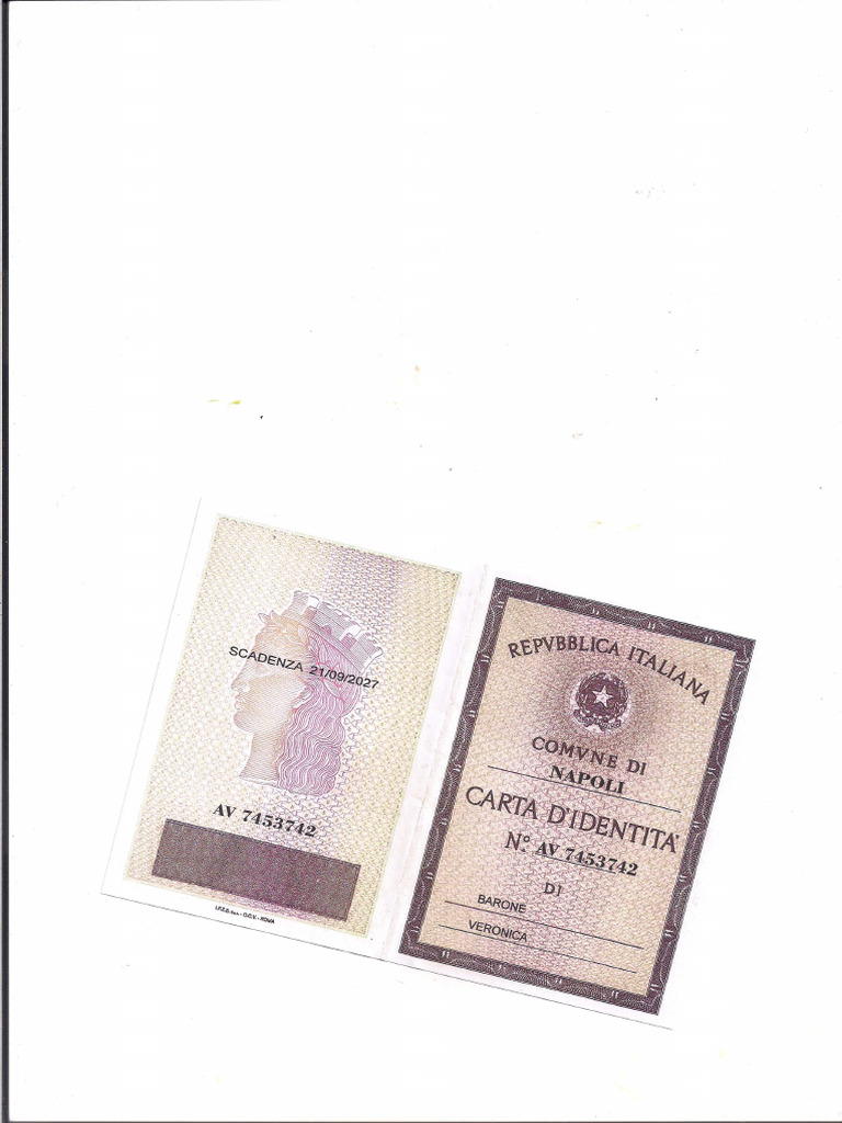 Carta D'identita | PDF