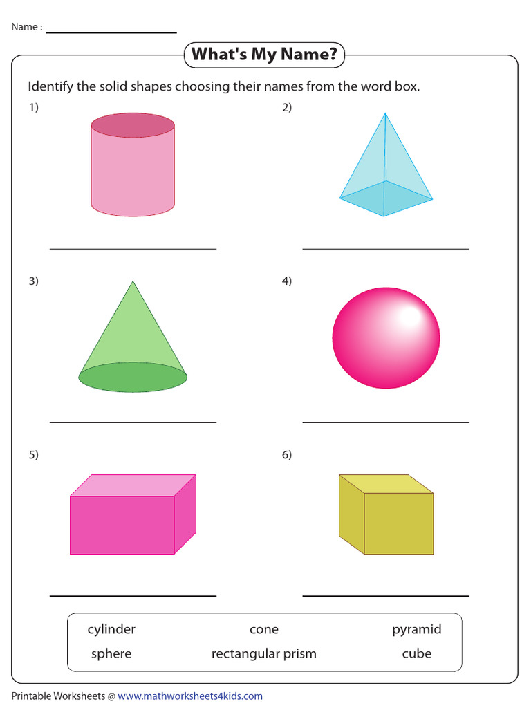3D shapes | PDF